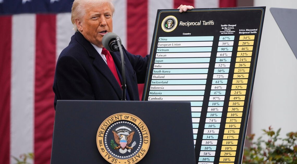 See the full list of reciprocal tariffs by country from Trump's ...